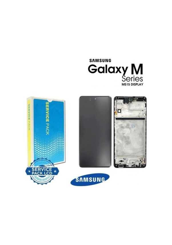 Samsung M515 M51 Lcd Ekran Çıtalı Siyah %100 Kvk Servis (523107010 ...
