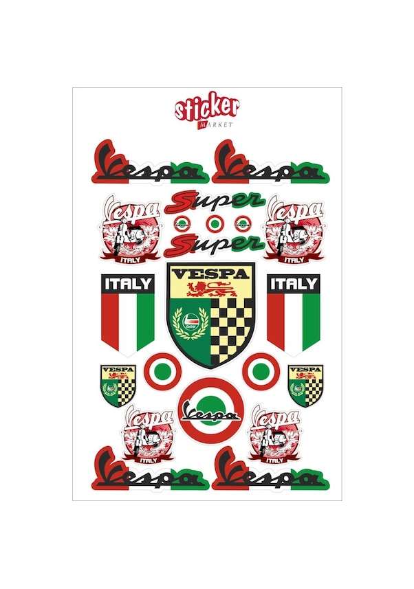 Vespa Sticker Seti Fiyatları ve Özellikleri