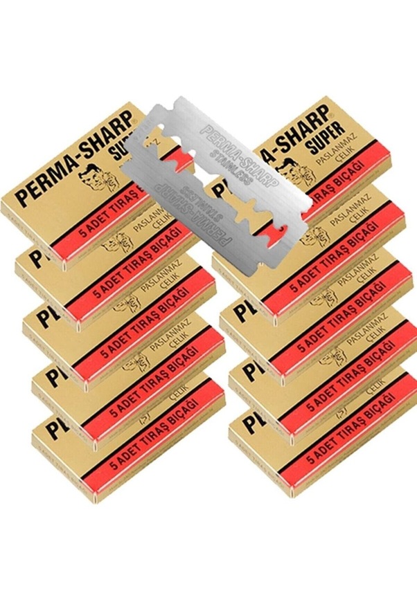 Gillette Perma-Sharp 5'li Traş Jileti 20 Paket Fiyatları ve Özellikleri