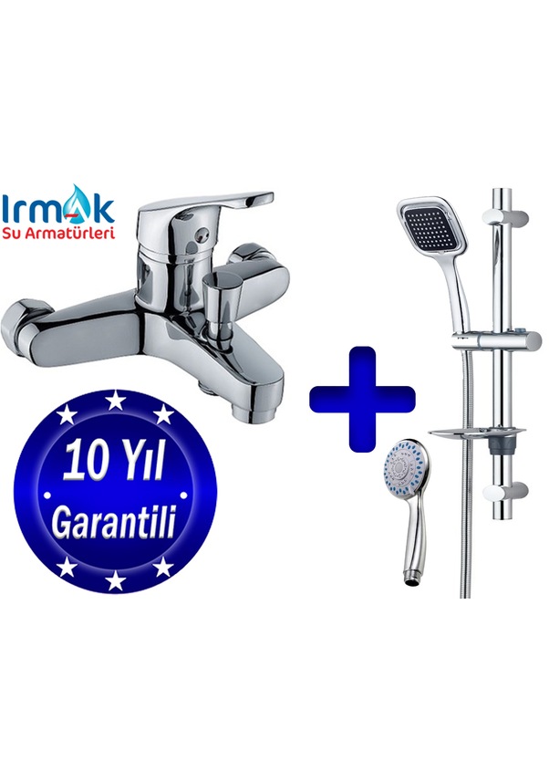 Irmak Banyo Bataryası Musluk Batarya Seti Ve Sürgülü Duş Spiral Başlık ...