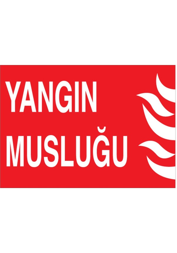 Yangın Musluğu Uyarı Tabelası - 35x50 Foreks - Y10 35 x 50 Fiyatları ve ...