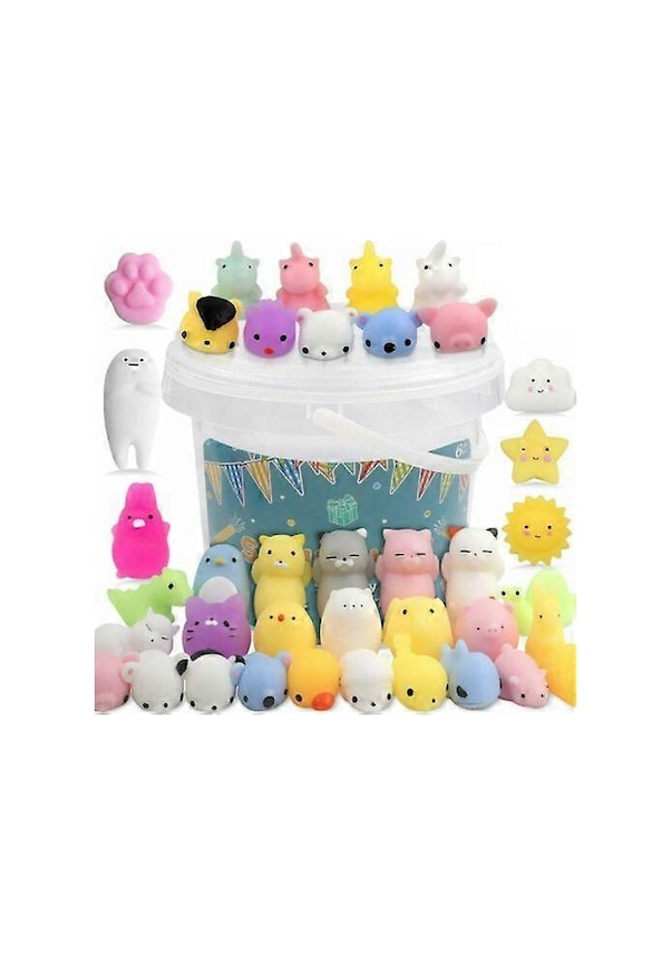 50pcs Squishy Toy Cute Mochi Animal Squeeze Antistress Toys For ...