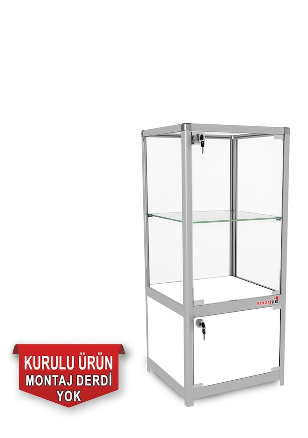 Camlı Vitrin - Cam Dolap - Camlı Koleksiyon Vitrini - Kurulu Ürün ...
