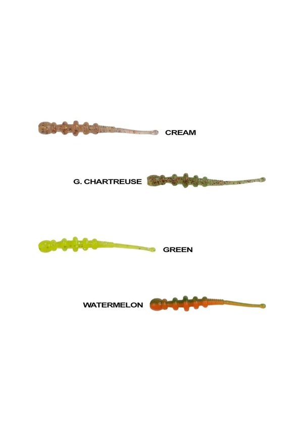 Ryuji Tipsy Worm 12 Adet 5.8cm Silikon Yem Cream Fiyatları ve Özellikleri