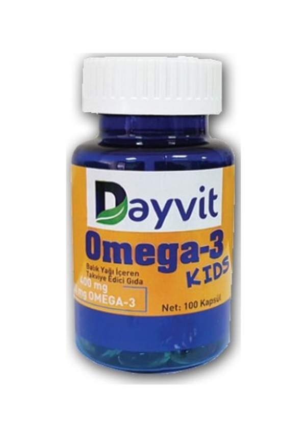 Dayvit Omega 3 Kids 100 Kapsül Fiyatları ve Özellikleri