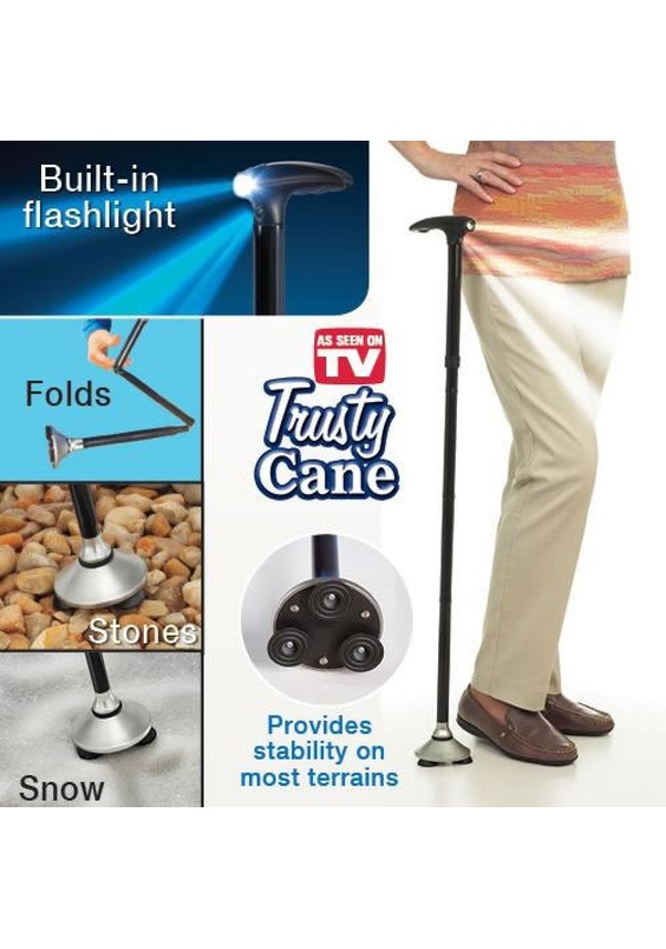 Trusty Cane Güvenilir Katlanabilir Işıklı Baston Fiyatları ve Özellikleri