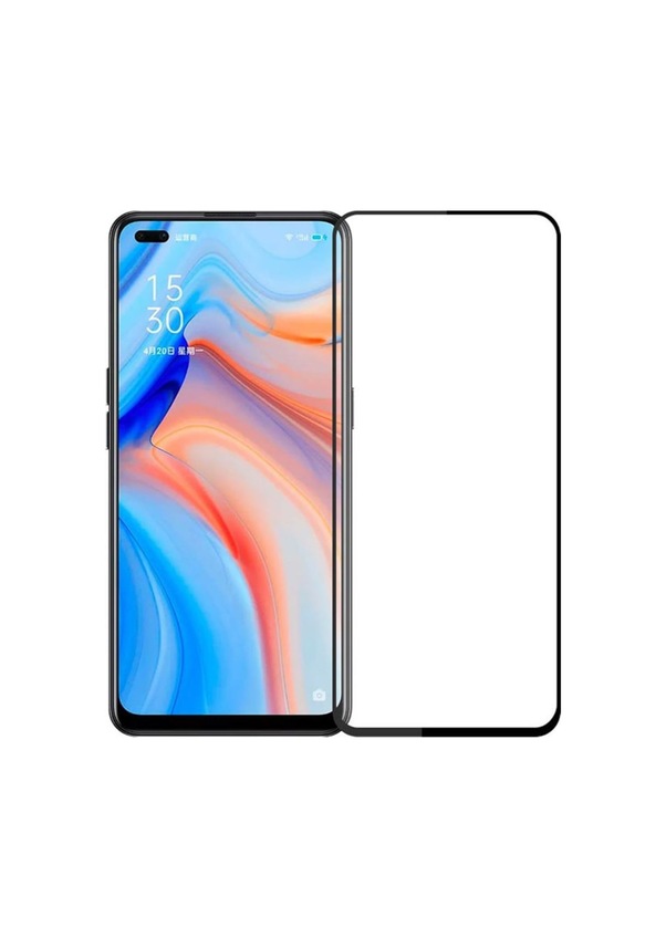 Oppo Reno 4 Kırılmaz Cam Koruyucu Tam Kaplayan Muzy Siyah Fiyatları ve ...