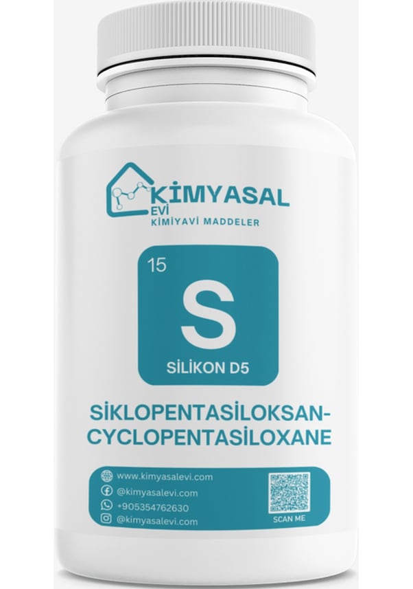 SİKLOPENTASİLOKSAN- CYCLOPENTASİLOXANE (D5 SİLİCONE) hammadde 500g Fiyatları ve Özellikleri