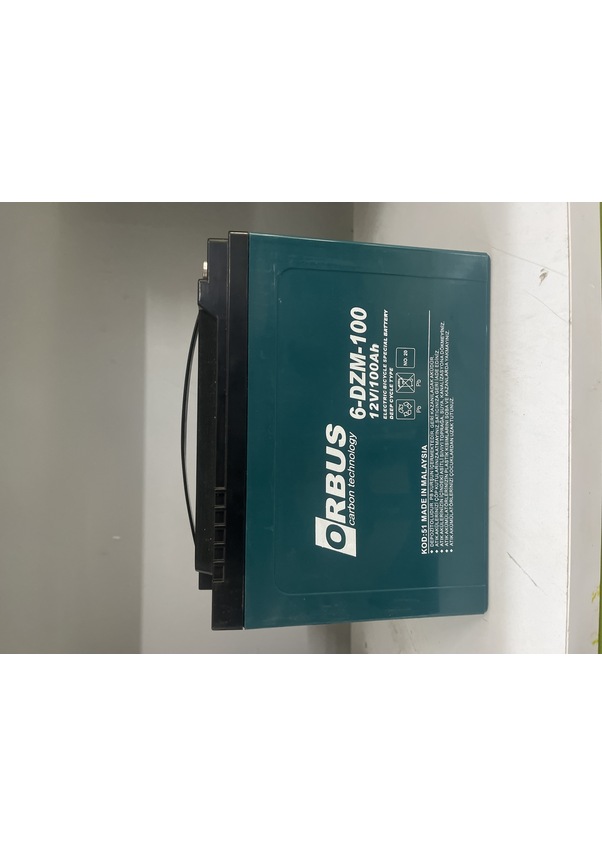 Orbus 12v 100 Ah 2023.03 Yeni Tarihli Elektrikli Bisiklet Aküsü ...