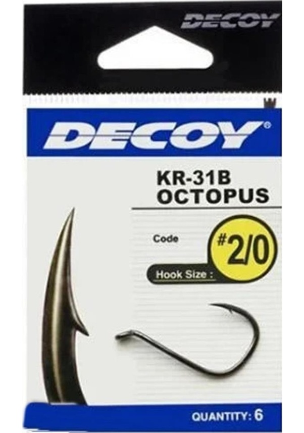 DECOY KR-31B Octopus Black Nickel Olta İğnesi Fiyatları ve Özellikleri