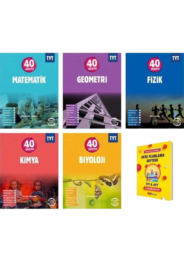 Tyt 40 Seans Matematik Geometri Fizik Kimya Ve Biyoloji Sayısal 5li Set Fiyatları ve Özellikleri