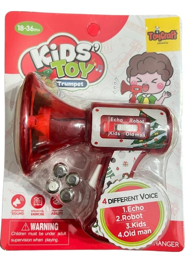 Kid Toys 4 Farklı Ses Değiştiren Oyuncak Megafon - Yaşlı, Çocuk, Robot ...