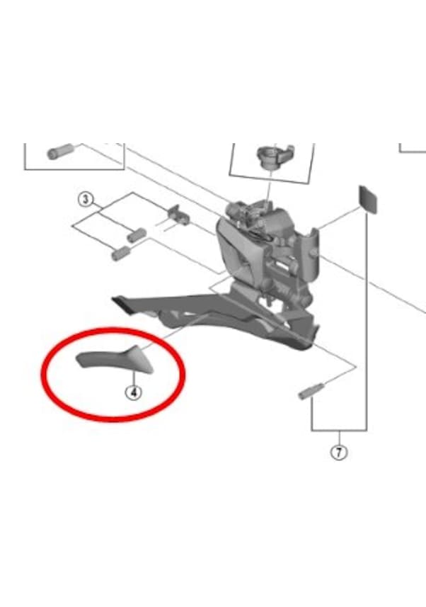 Shimano Fd8000-Fd5801-Fd7000-Rx400 Skid Plate Zincir Koruma Plak ...