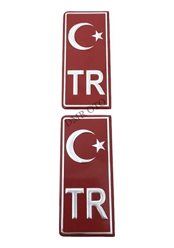 Tr Plaka Stıcker 2'li - Türkiye Plaka Stıcker - Türkiye Plakalık ...