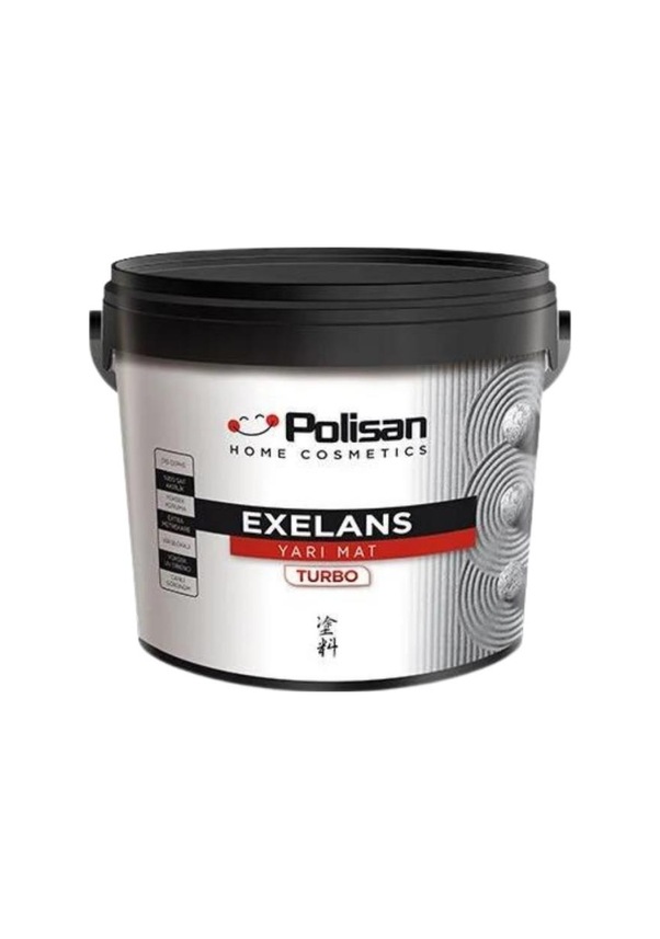 Exelans Turbo Yarı Mat Dış Cephe Boyası Beyaz 2.5 Lt Beyaz Fiyatları ve Özellikleri