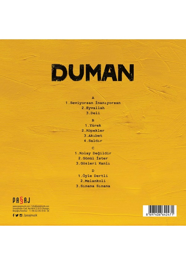 Duman - Darmaduman 2 Plak Fiyatları ve Özellikleri
