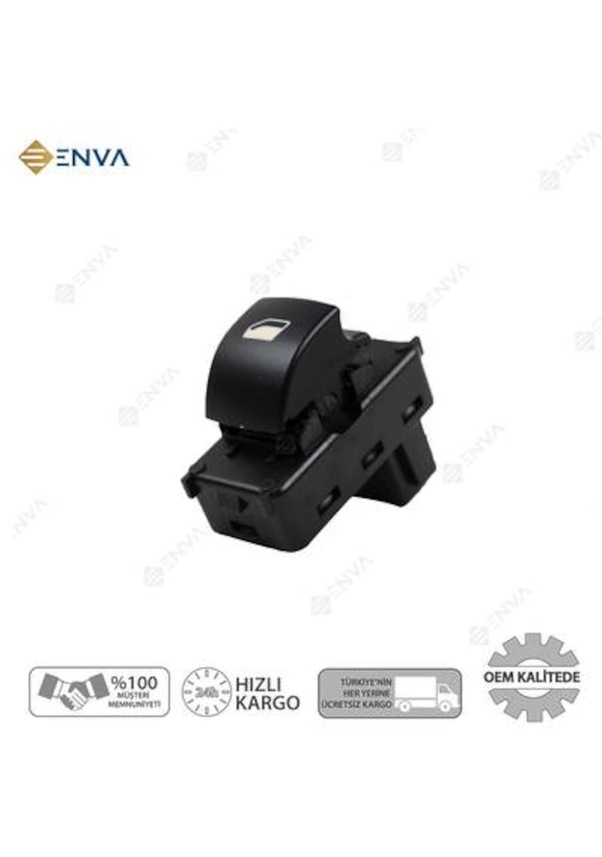 Peugeot 207 Cc Sağ Ön Kapi Cam Açma Düğmesi Anahtari Tekli 206-20 ...