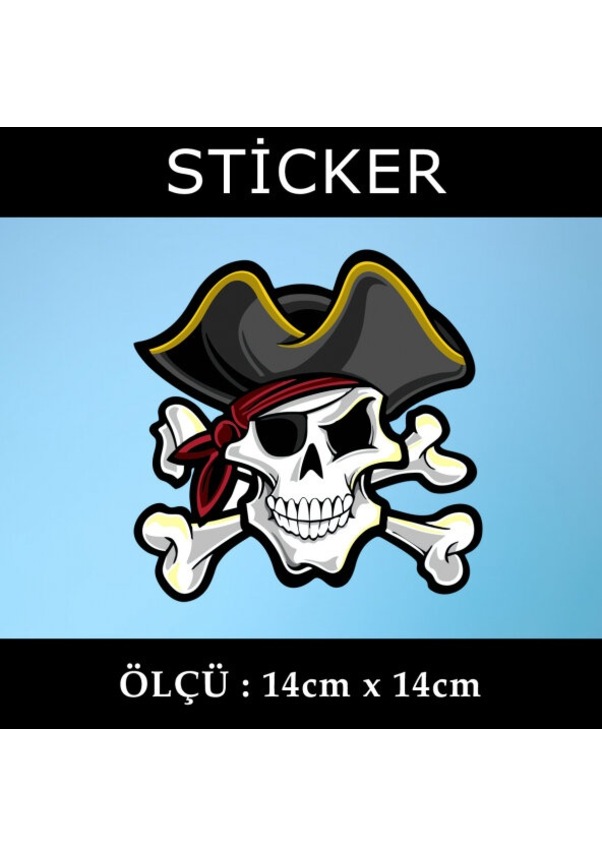 iskelet kuru kafa sticker etiket araba motosiklet uyumlu Fiyatları ve ...