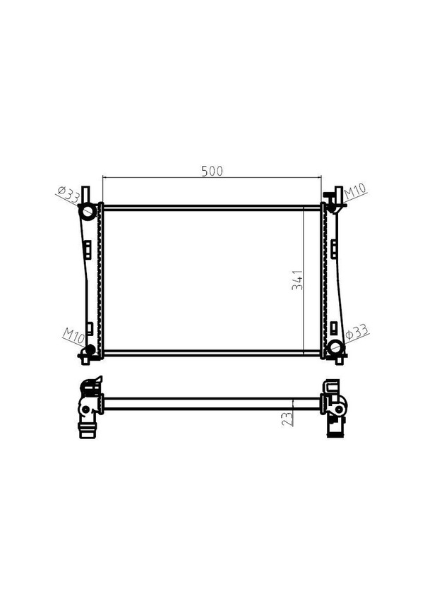 Mga-80463 - Su Radyatörü Benzinli Ford:fiesta 1.4-1.6 Zetec 02 ...