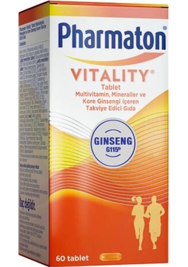 Pharmaton Vitality 60 Tablet - Ginseng G115, Multivitamin Ve ...