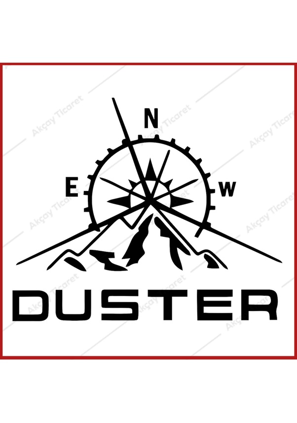 Duster Sticker Pusula Sticker Duster Pusula Sticker 4X4 Sticker ...
