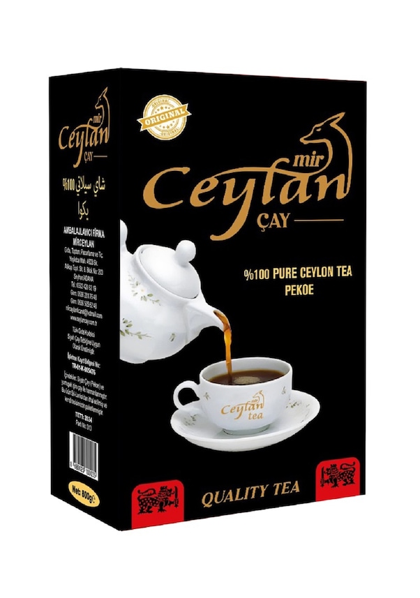 Ceylan Tea İthal Seylan Sri Lanka Ceylon Siyah Yaprak Kaçak Çay 800 G ...