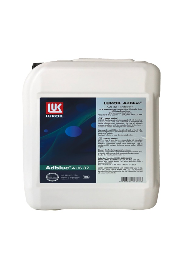 Lukoil AUS 32 AdBlue 10 Litre Fiyatları ve Özellikleri