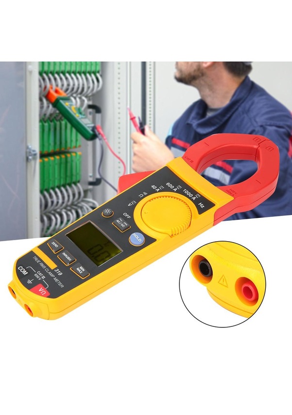 319 True Rms Ac/dc Dijital Pens Metre Kelepçe Test Cihazı Ampermetre ...