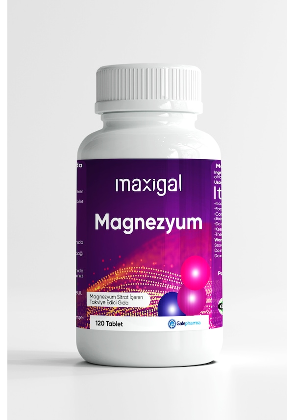 Maxigal Magnezyum Sitrat 120 Tablet Fiyatları ve Özellikleri