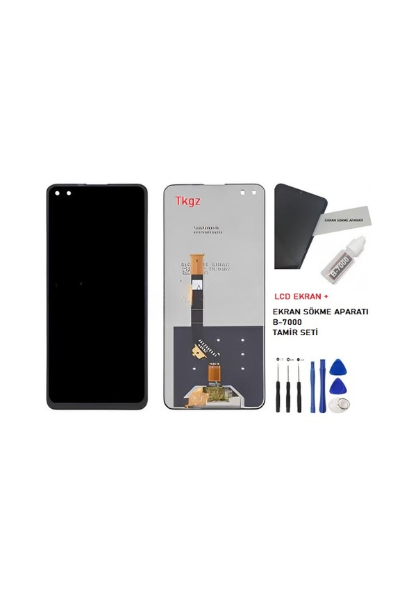 Tecno Camon 16 Premier Lcd Ekran Dokunmatik - A - Kalite + B-7000 + Tamir Seti Siyah Fiyatları ...