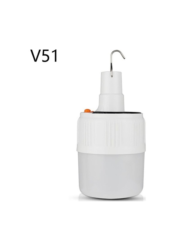 V52 Solar Ampul Taşınabilir Şarj Edilebilir Led Kamp Lambası Beyaz V51 ...