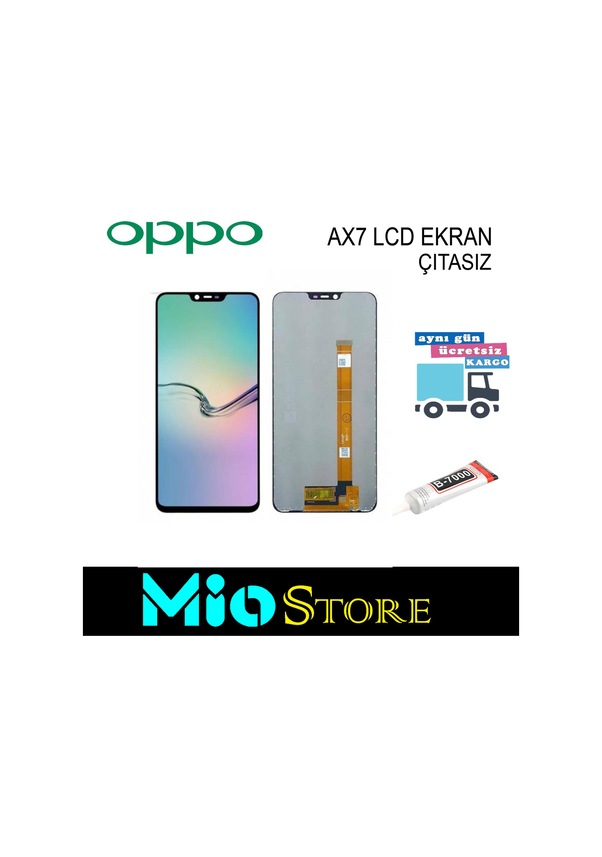 OPPO AX7 (CPH1903) LCD EKRAN DOKUNMATİK KALİTEDE Siyah Fiyatları ve Özellikleri