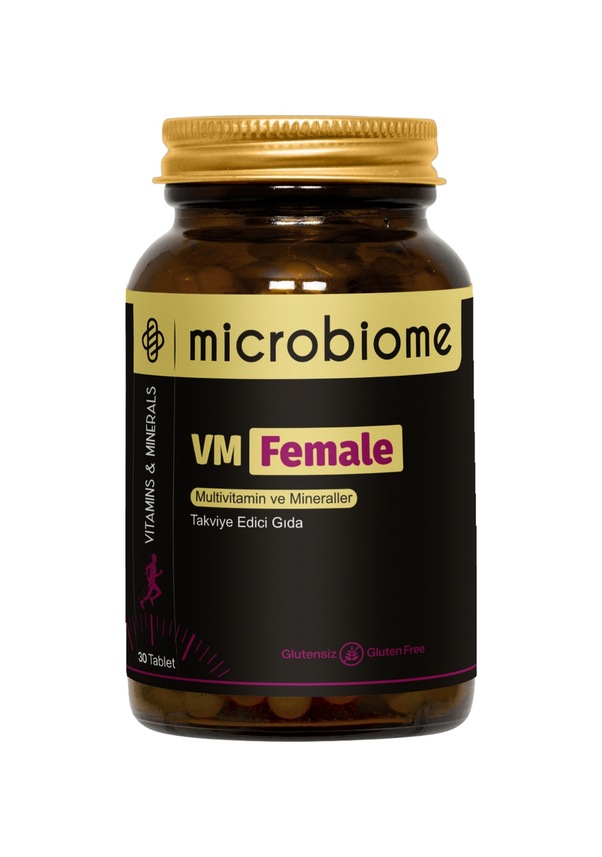 Microbiome Vm Female Multivitamin ve Mineral Complex 60 Tablet ...