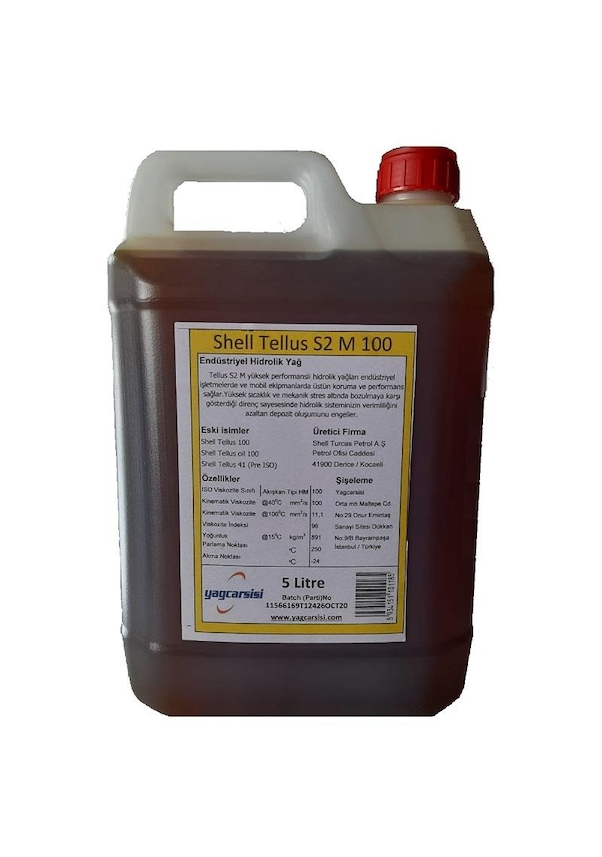 Shell Tellus S2 M 100 Bidon Hidrolik Yağ 5 L Fiyatları ve Özellikleri