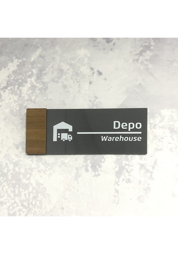 Dekokonsept Wooden Serisi Depo Ofis Oda Kapı İsimliği Yönlendirme Tabelası Fiyatları ve Özellikleri