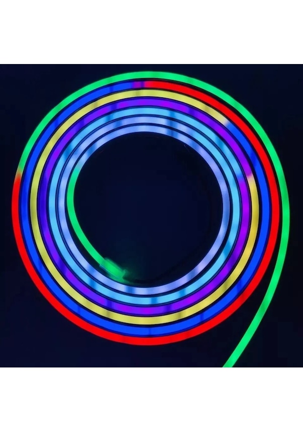 Neon Led Ip65 Piksel 6x12 Hortum Bant Şerit 5m Rgb Dc 12v Smd 2811 2 ...