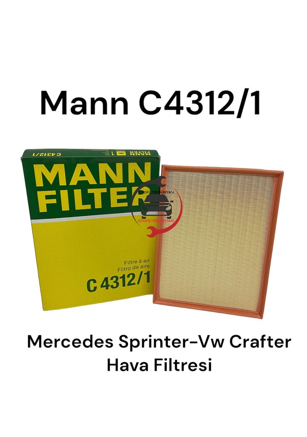 Mann C4312/1 Hava Filtresi Mercedes Sprinter Vw Crafter Uyumlu Fiyatları ve Özellikleri