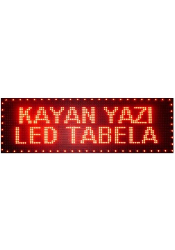 Led Tabela 96x192cm Çift Taraflı Kırmızı Kayan Yazı-wifi Fiyatları ve ...