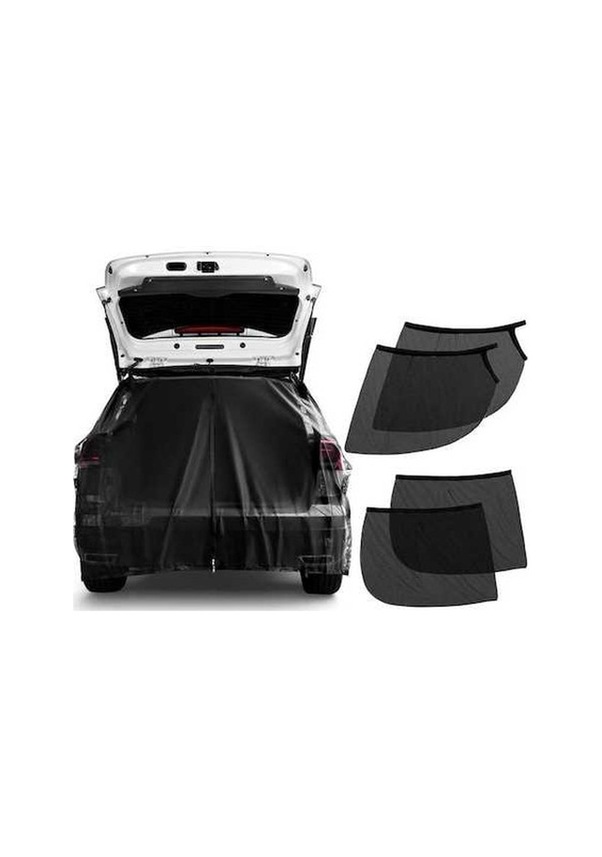 Dancemonkey Araba Arka Bagaj Havalandırma Gölge Sivrisinek Önleyici Ekran Kapağı, Boyut: L Set ...