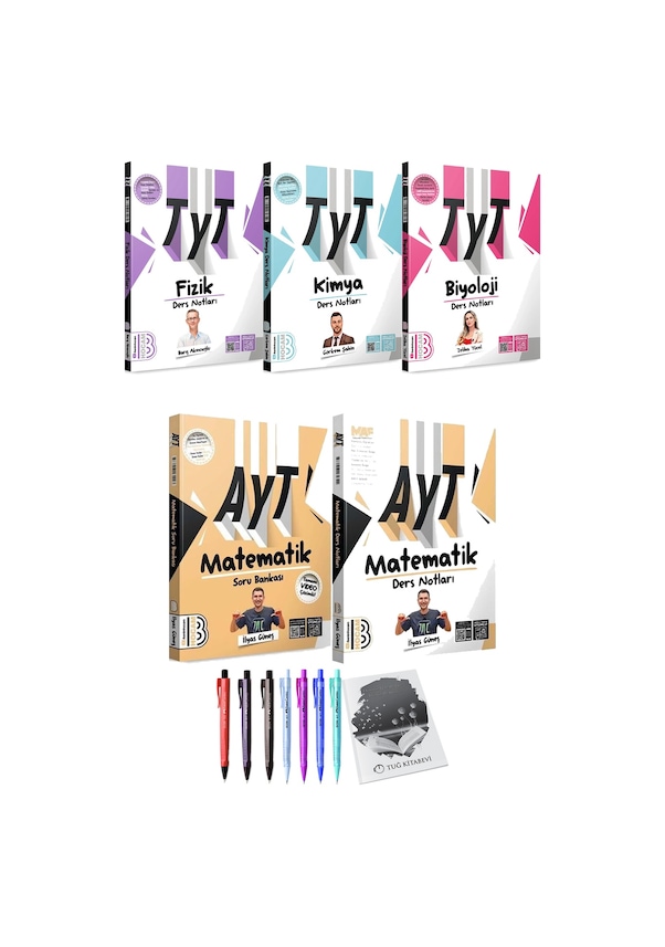 2025 Tyt Fizik Kimya Biyoloji Ders Notu - 2025 Ayt Matematik Soru Ders Notu + Hediyeli Fiyatları ...