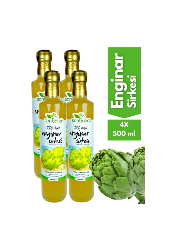 Enginar Sirkesi 500 Ml 4'lü Paket - Organik Doğal Fermantasyon ...
