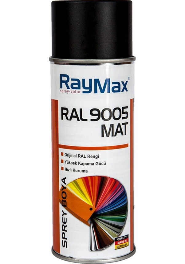 Raymax Ral 9005 Siyah Mat Sprey Boya Ral 400Ml Fiyatları ve Özellikleri