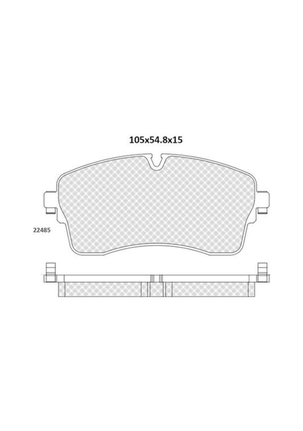 Braxis Aa0875 Fren Balatası Ön Range Rover 13-range Rover Sport 14 ...