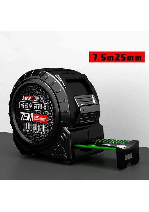 7.5mx25mm-taşınabilir Yüksek Hassasiyetli Mezura Kalınlaştırılmış Aşınmaya Dayanıklı Teleskopik ...