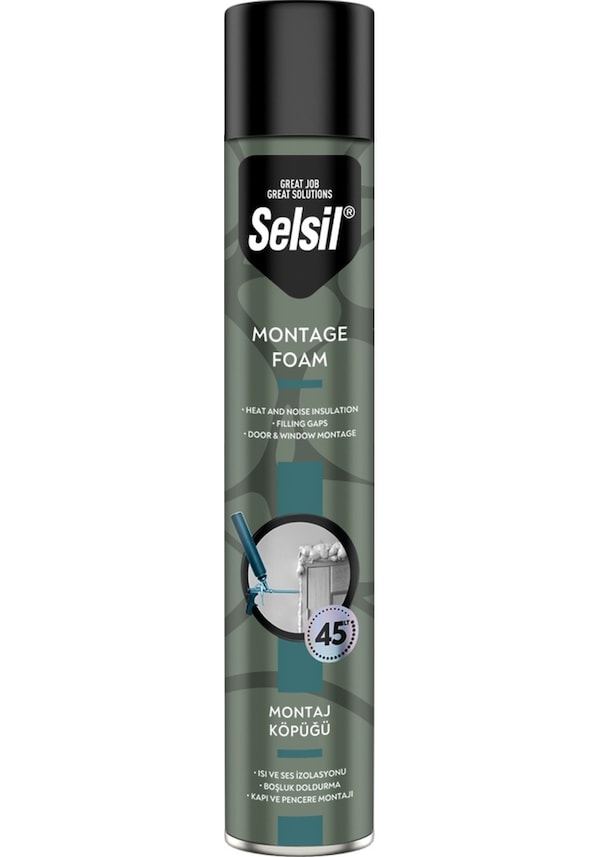Selsil Montaj Köpüğü 845gr 1 Koli 16 Adet Fiyatları ve Özellikleri