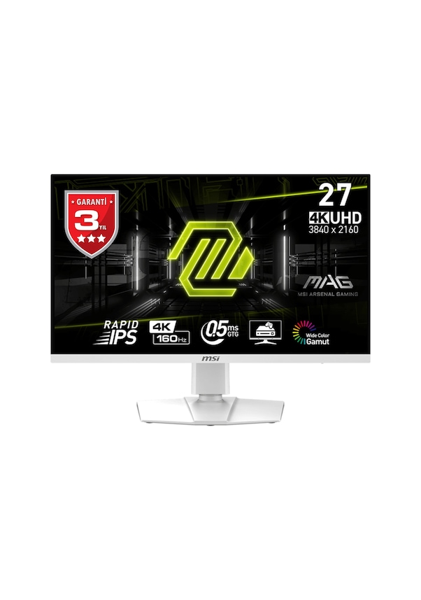 MSI MAG 274URFW 27" 0.5 MS 160 Hz FreeSync 4K UHD Flat Rapid IPS LED Monitör Fiyatları ve ...