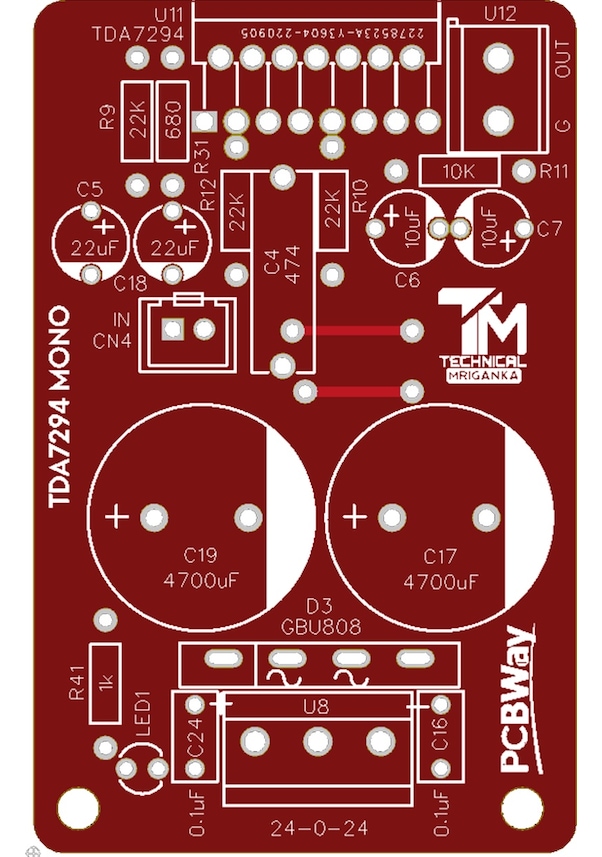 100 Watt Tek Kanal Mono Amfi Devresi TDA7294 Fiyatları ve Özellikleri