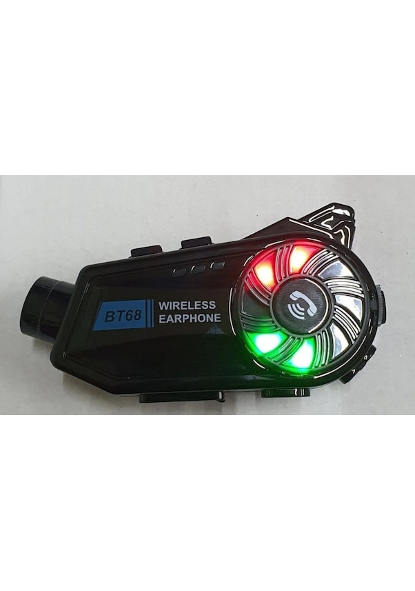Bt68 Kameralı Intercom Motosiklet Bluetooth Kask Kulaklık Ses Kon ...
