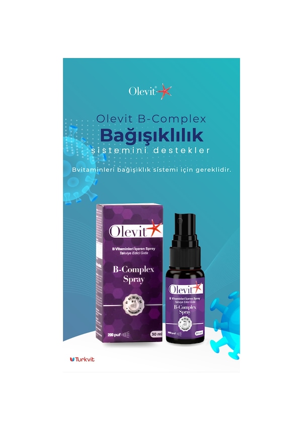 Olevit B 12 Vitamin Complex Spray 30 ML Fiyatları ve Özellikleri