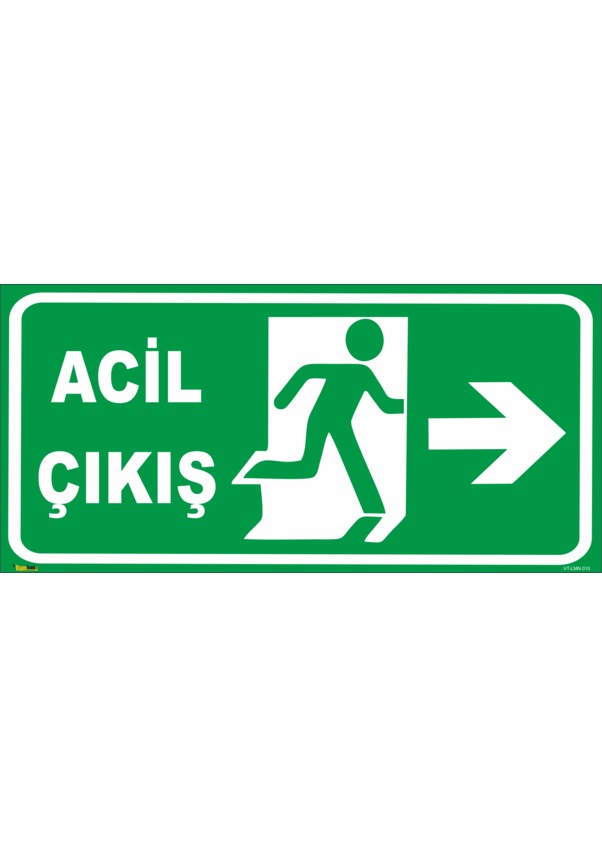 ACİL ÇIKIŞ (SAĞ YÖN) LEVHASI Fiyatları ve Özellikleri